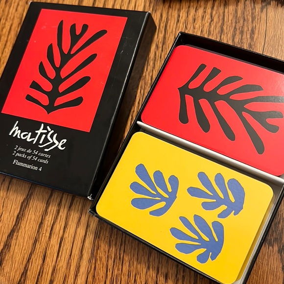Vintage | Games | Vintage 9s Henri Matisse Artist 2 Packs Of 54 Deck Of Playing Cards For Bridge ...